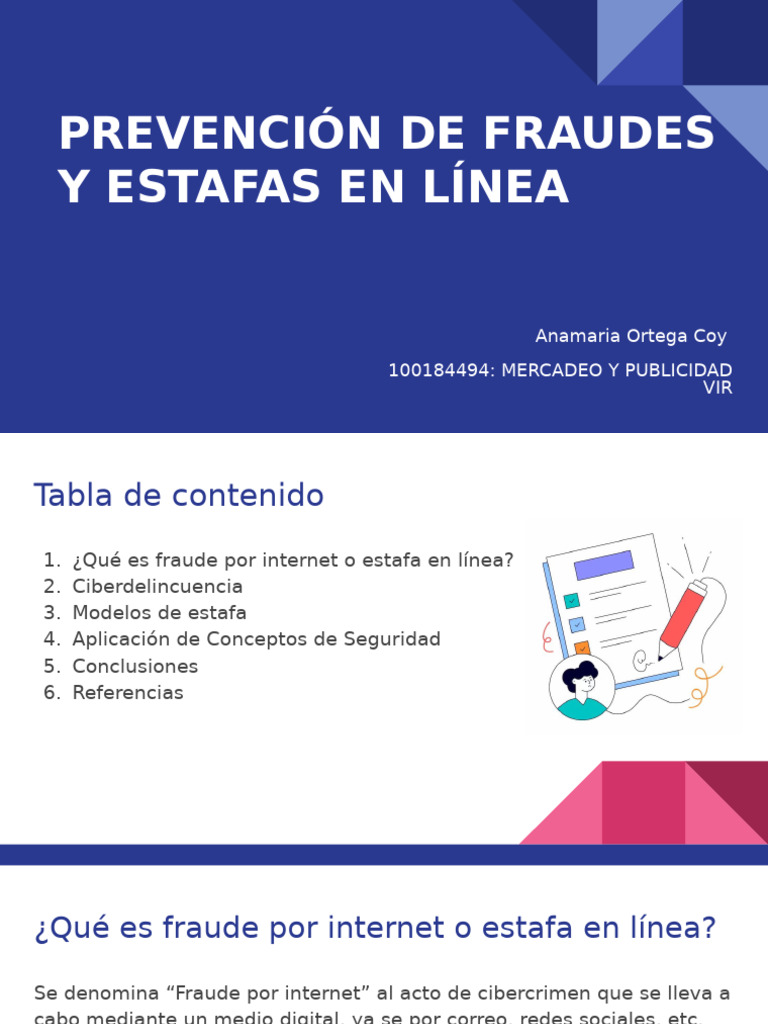 Prevención de Fraudes y Estafas en Línea | PDF | Cibercrimen | Internet