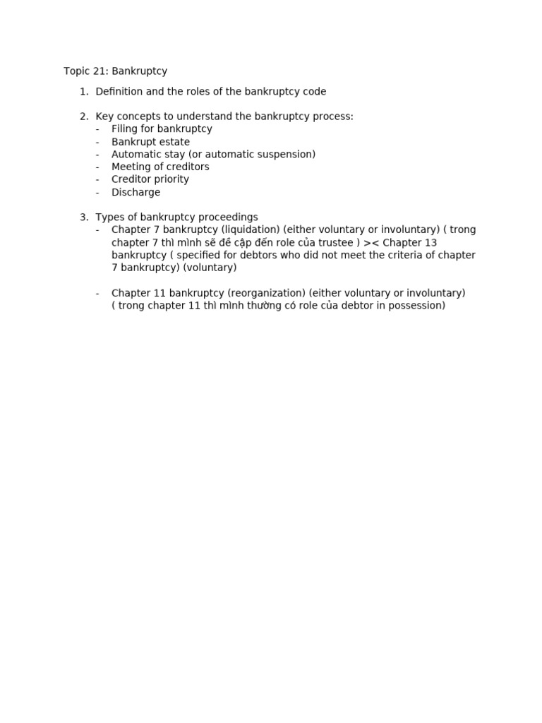 Bankruptcy | PDF