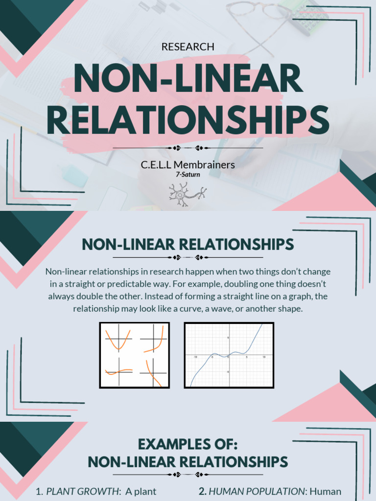 Non Linear Relationships 1 | PDF