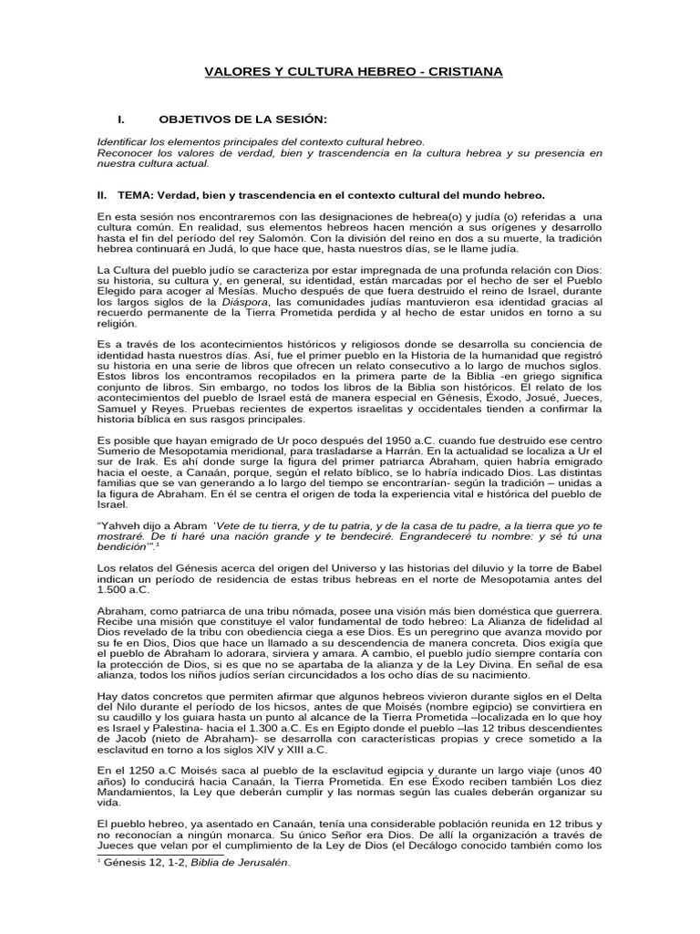 MUNDO HEBREO | PDF | Abrahán | Israel