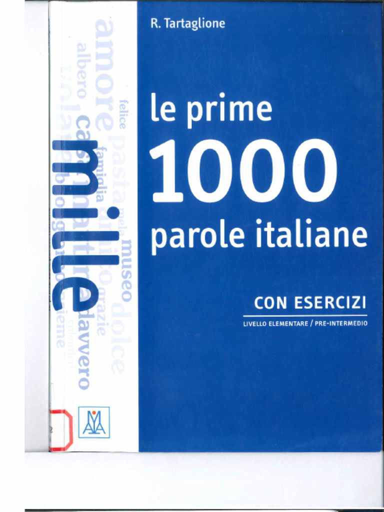 Le Prime 1000 Parole Italiane | PDF