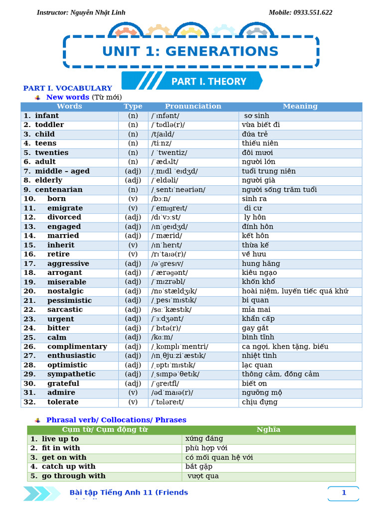 Unit 1 - Friends Global (HS) | PDF