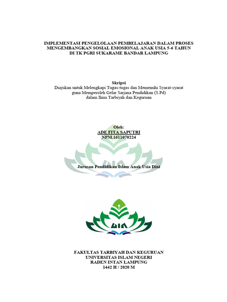 Awal - BAB II Dan Daftar Pustaka | PDF