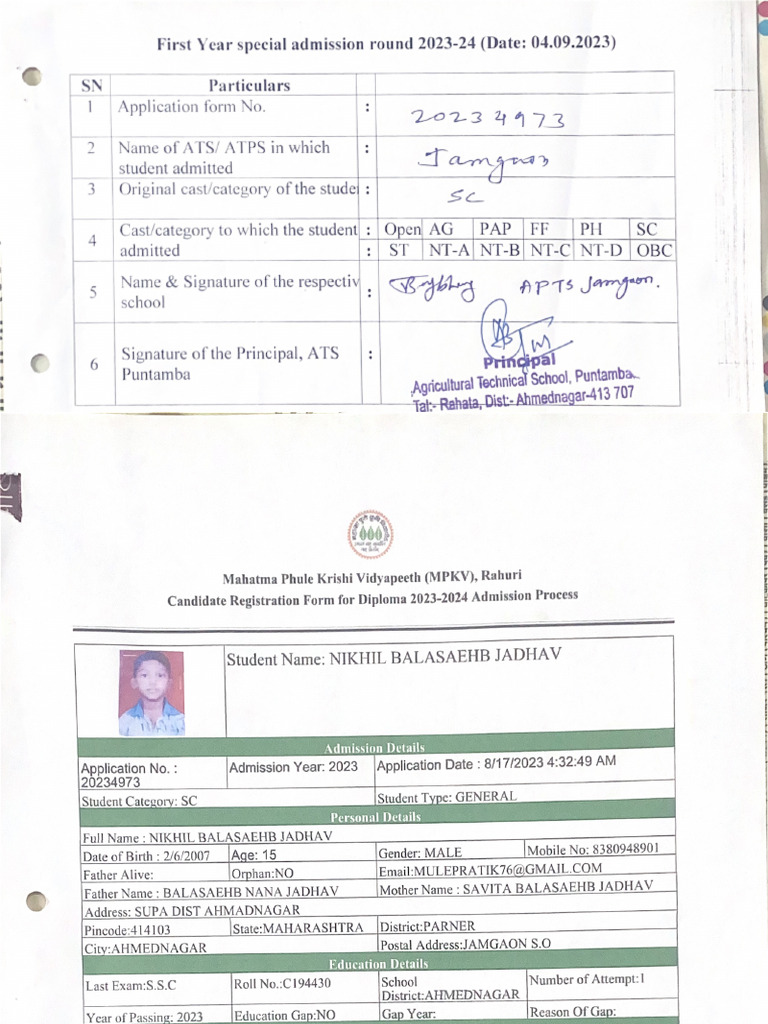 Nikhil Jadav Document | PDF