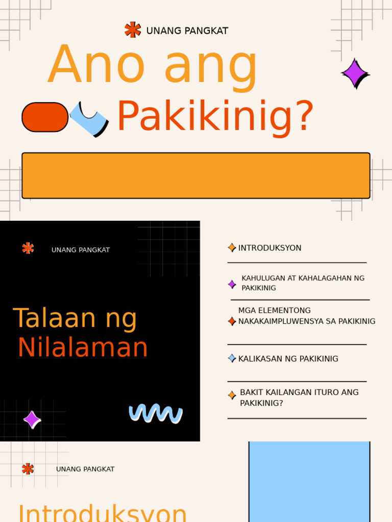 Pakikinig Unang Pangkat | PDF