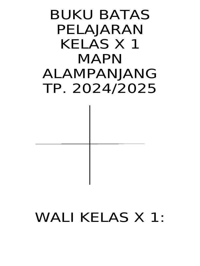 BUKU BATAS PELAJARAN | PDF