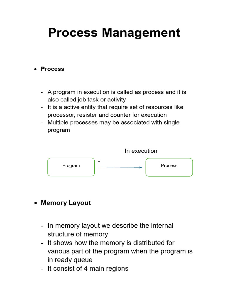 Process Management | PDF | Thread (Computing) | Process (Computing) Process Management | PDF | Thread (Computing) | Process (Computing)
