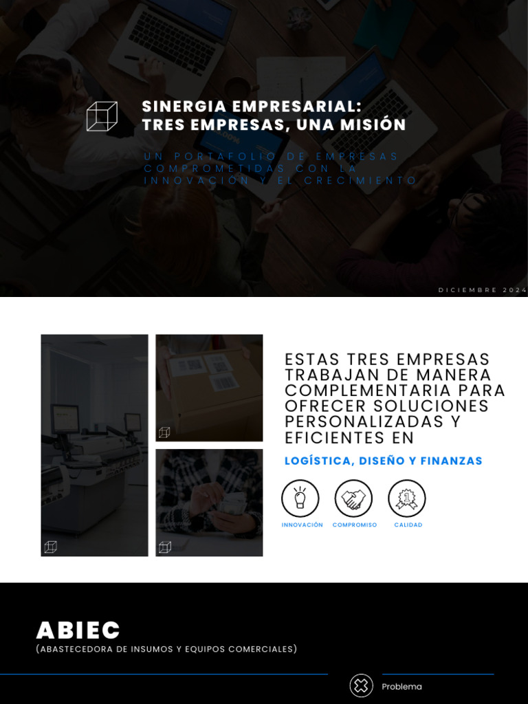 Sinergia Empresarial: Innovación y Éxito | PDF | Business | Innovación