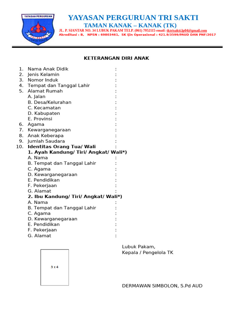 Format Raport Semester Ganjil 2024 | PDF