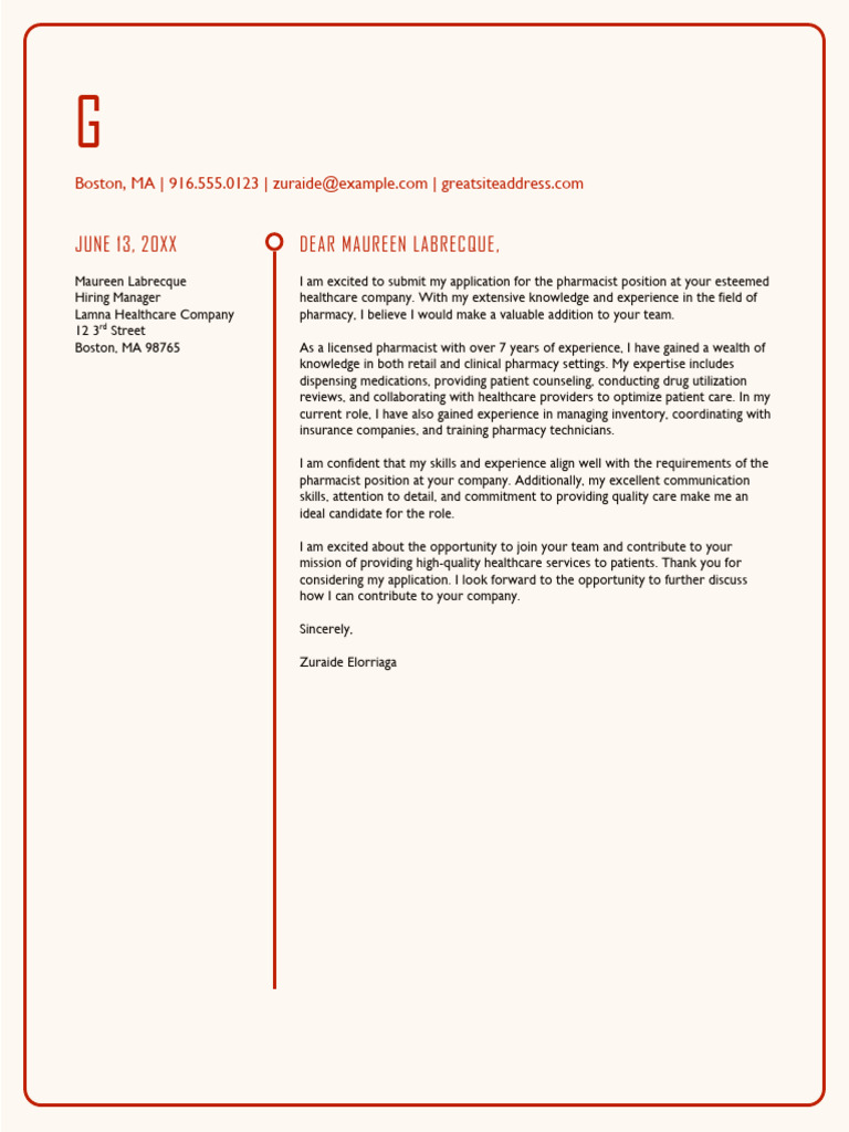 JUNE 13, 20XX Dear Maureen Labrecque | PDF