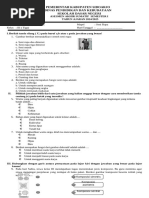 Soal PTS SBDP Kelas 3 Semester 1 | PDF