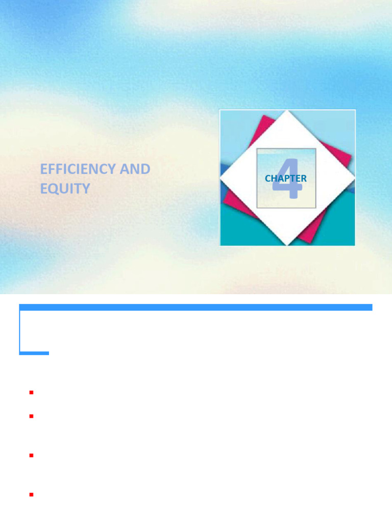 Efficiency and Equity in Markets | PDF | Economic Surplus | Demand