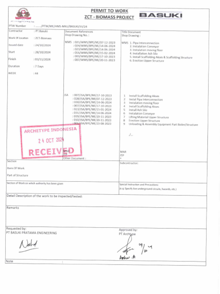 PTW Me Basuki Week 44 | PDF