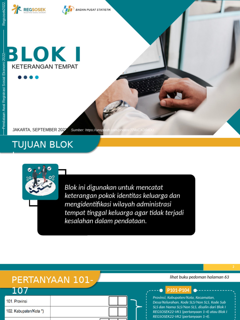 Panduan Pendataan Regsosek 2022 | PDF