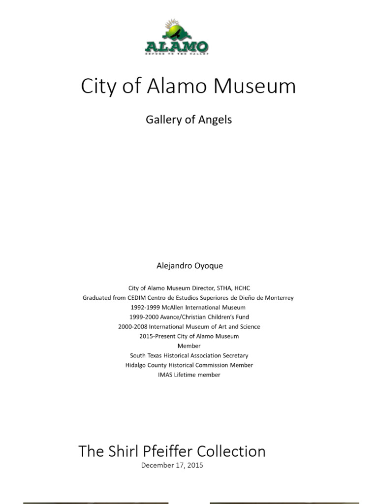 City of Alamo Museum PP | PDF