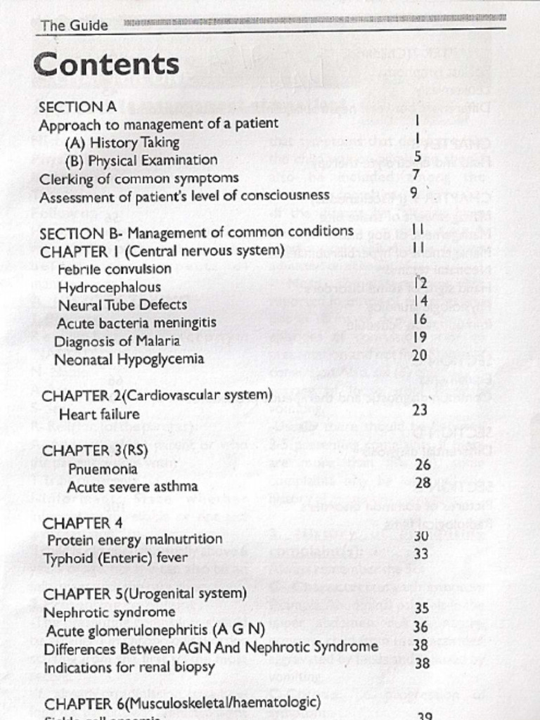 Guide Pediatrics | PDF