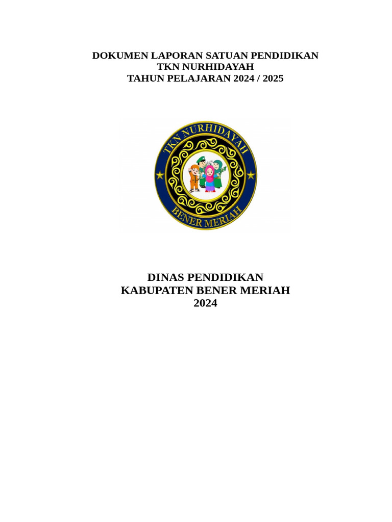 Dokumen Laporan Satuan Pendidikan | PDF