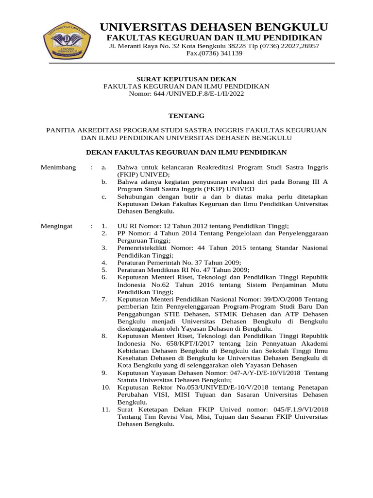 SK Panitia borang sasing (1) | PDF