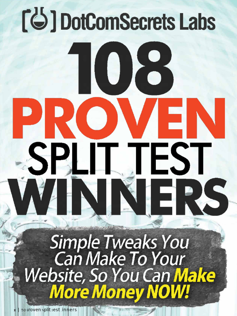 108 Split Tests-2 Conv | PDF