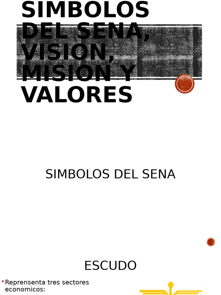 Simbolos Del Sena y Vision^J Mision y (1) | PDF