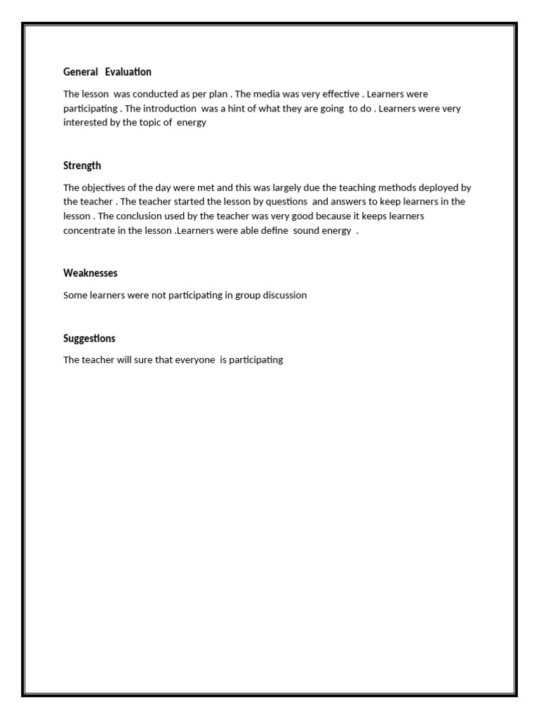 Evuluation Red | PDF