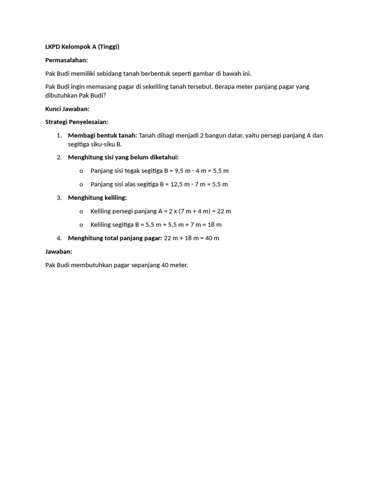 LKPD Kelompok A | PDF