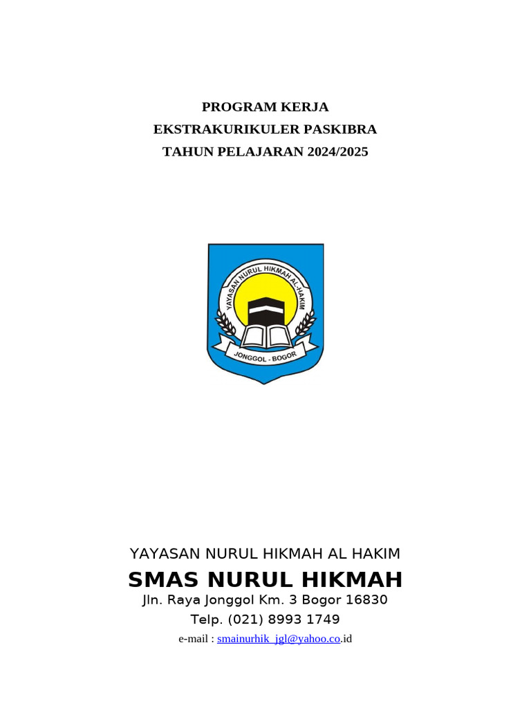 Proker Paskibra 20242025 | PDF