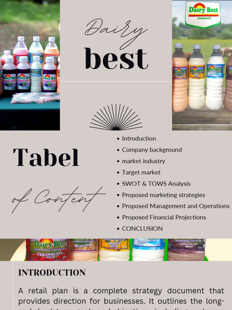 Dairy Best - Group 4 - Naquila Caldoza Fabella Losaria Maglaque Ynion | PDF | Marketing ...