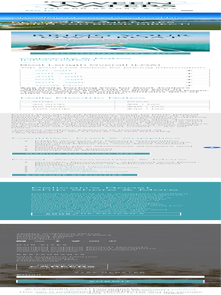 Marina 'Tween Waters Island Resort & Spa Capt | PDF | Resort