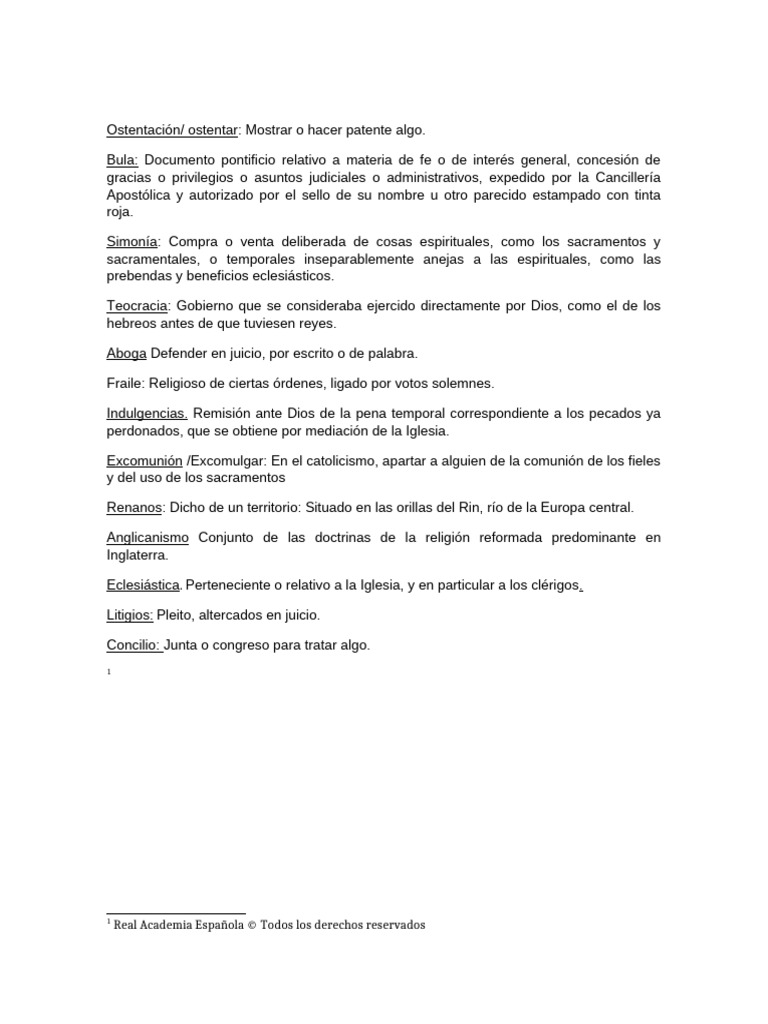 Palabras Desconocidas | PDF