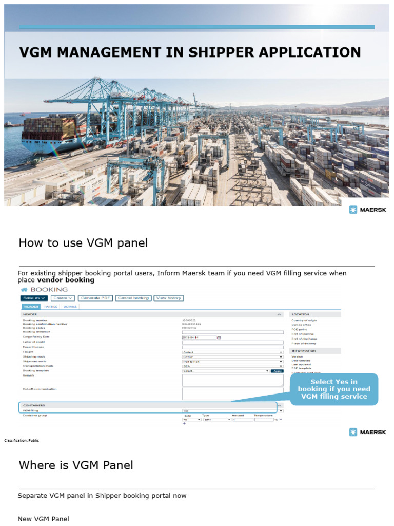 VGM Management Guideline | PDF | Information Technology | Computing