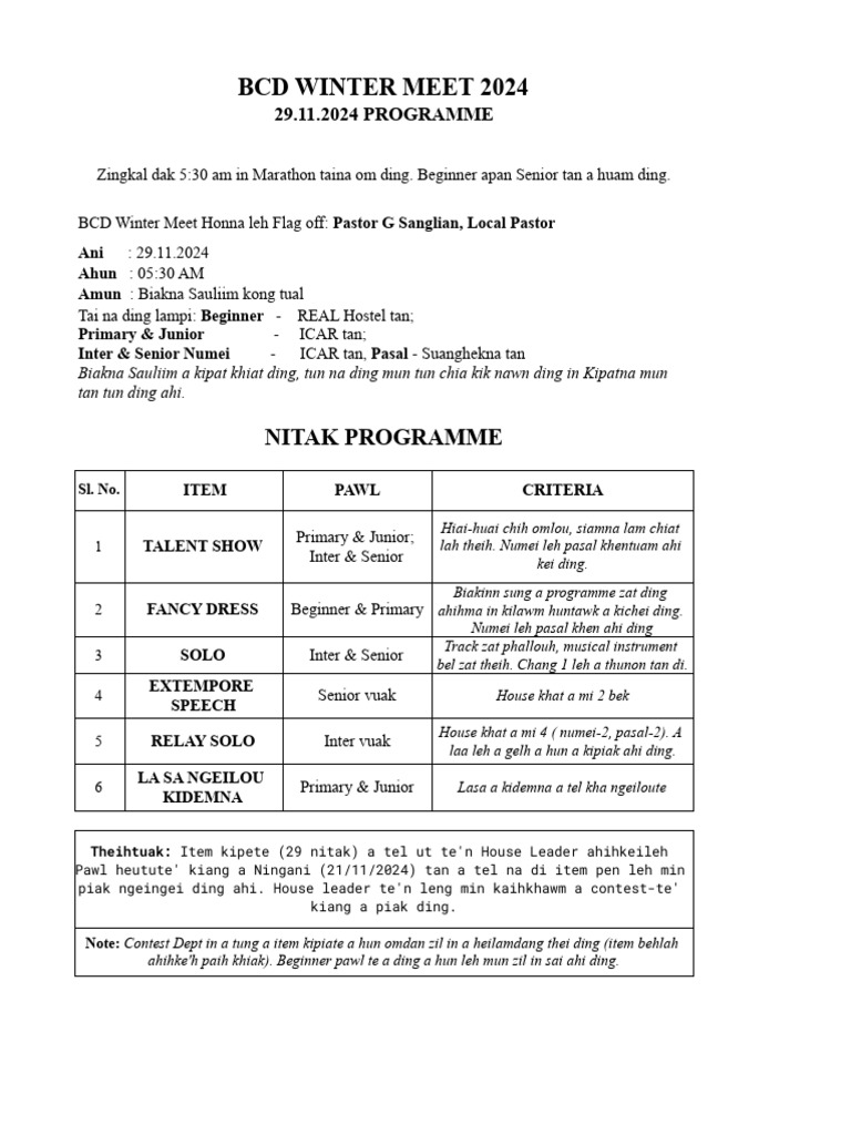 Winter Meet 2024.xlsx - 29 Nitak Kidemna | PDF