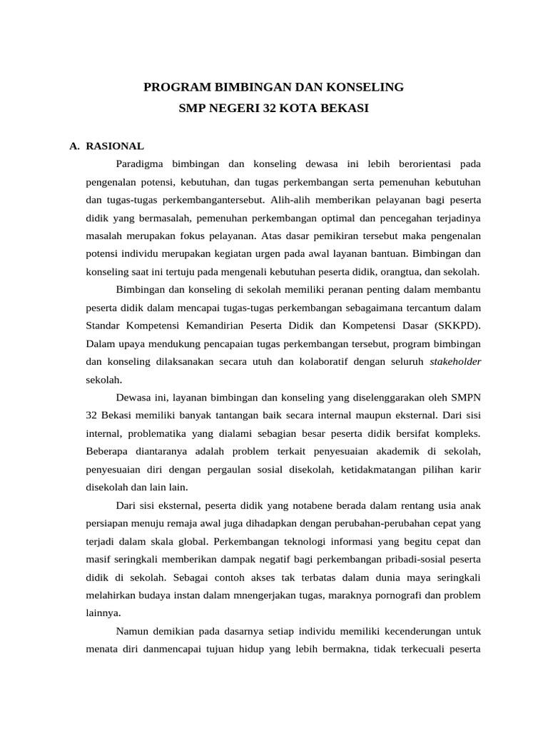 Program BK 2022-2023 | PDF