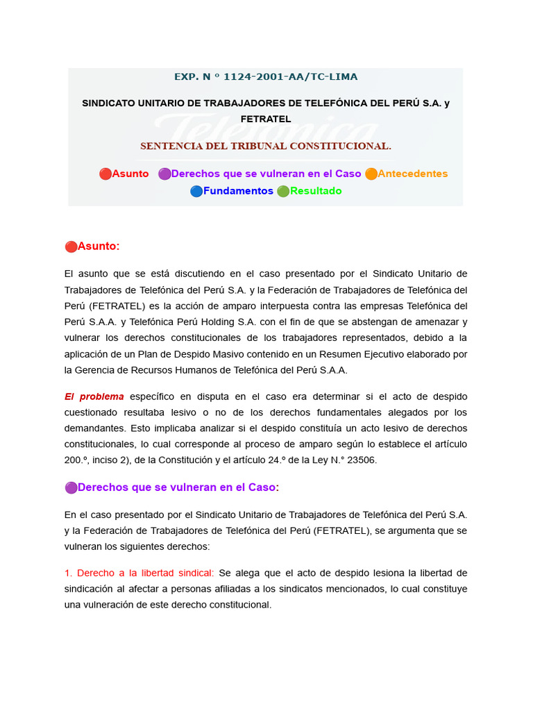 Documento sin título (3) | PDF | Derecho Constitucional | Sindicato
