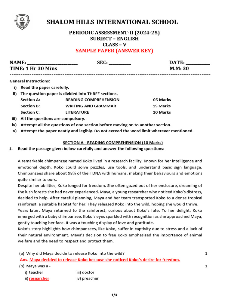 PA2_5_ENGLISH_SP_AK | PDF | Adverb