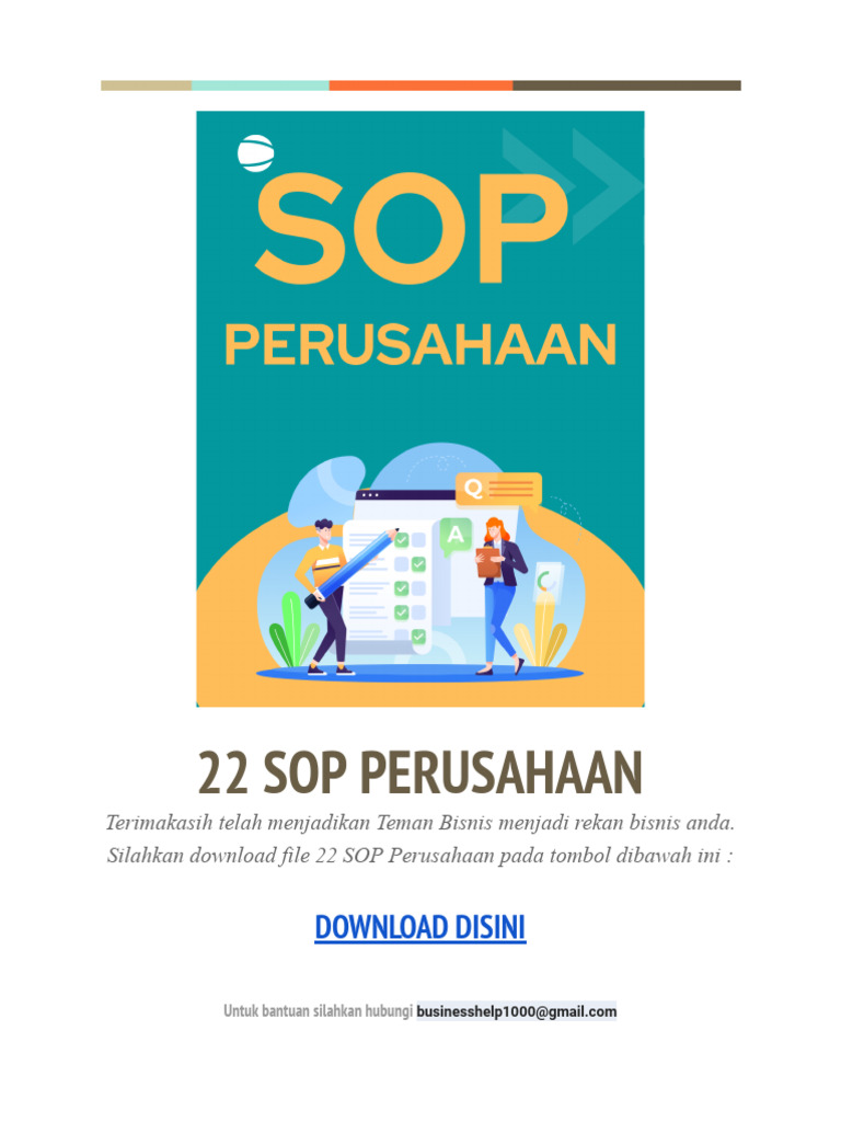 Sop Perusahaan | PDF