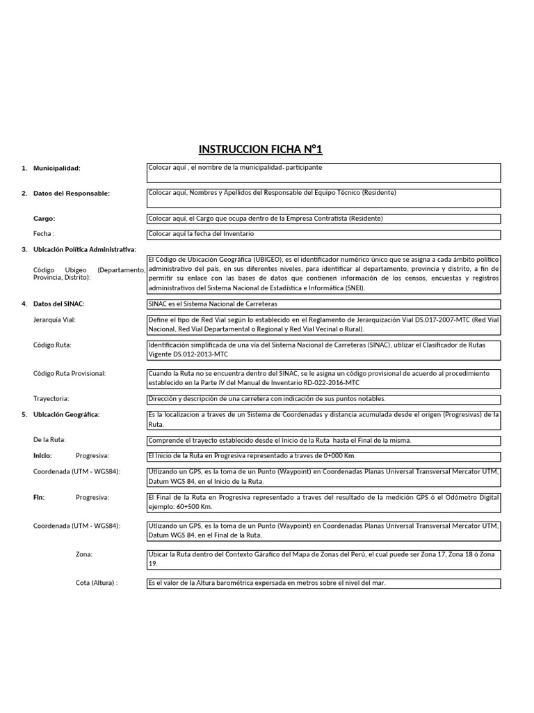 ANEXO 4 Fichas - 107 | PDF | Datos geográficos e información | Geodesia