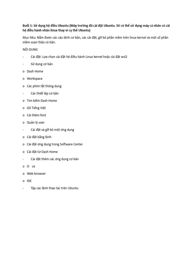 Buoi1 Linux Install | PDF