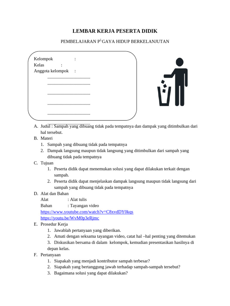 LKPD P5 Modul 3 | PDF