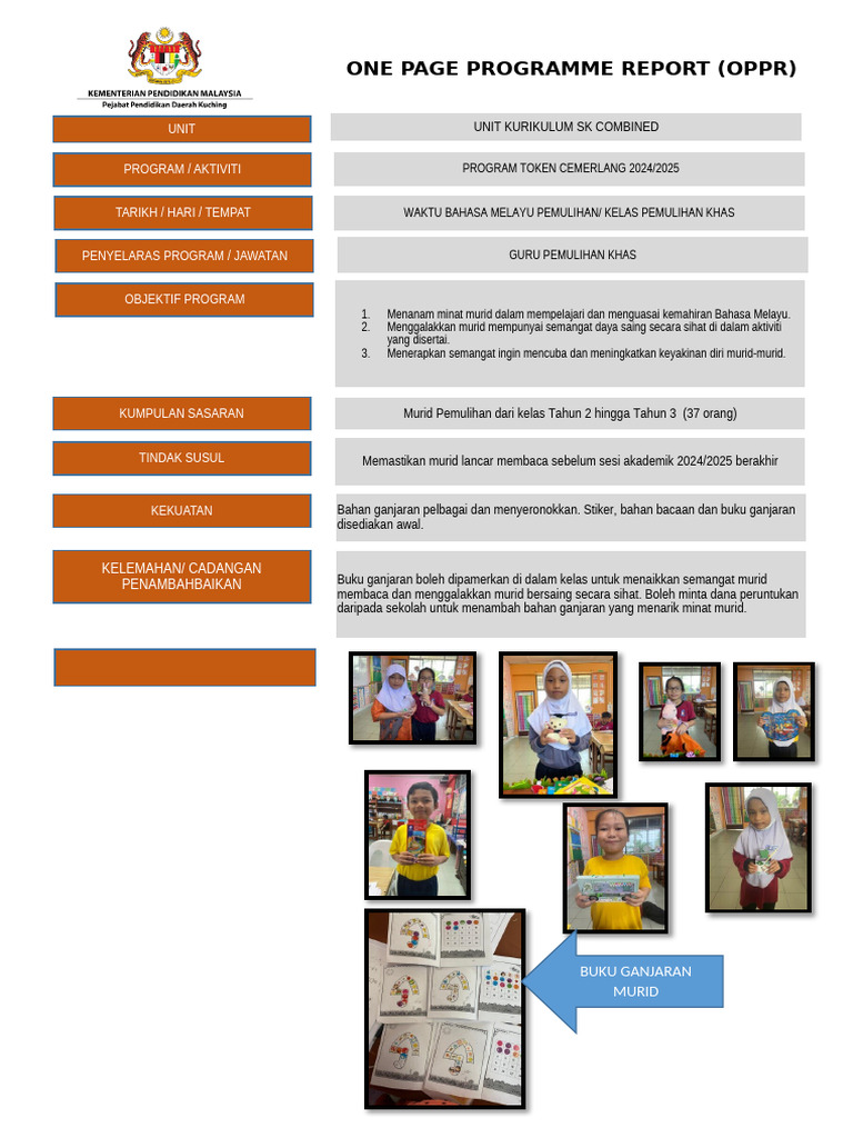 Oppr Program Token Cemerlang SKC 2024 | PDF