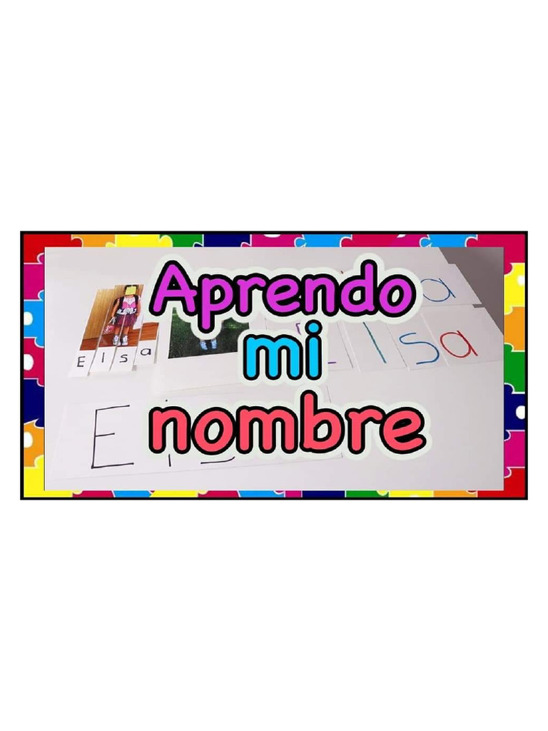 aprendo mi nombre | PDF