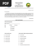 Academic Performance Factors Survey | PDF | Questionnaire | Teachers