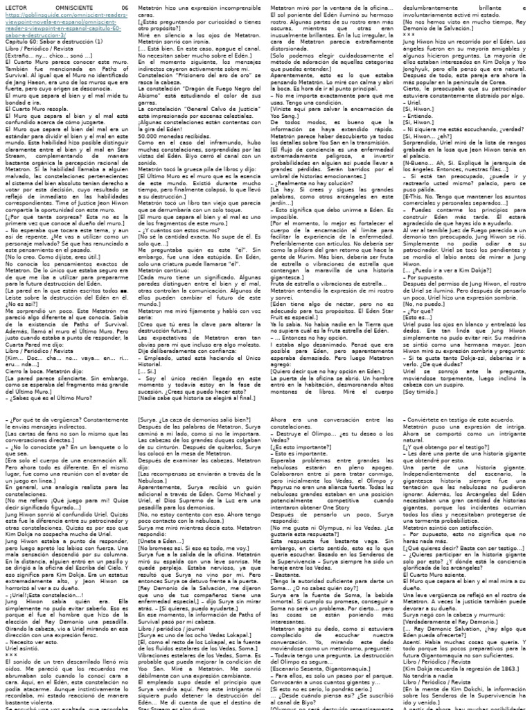 Lector Omnisciente 06 | PDF