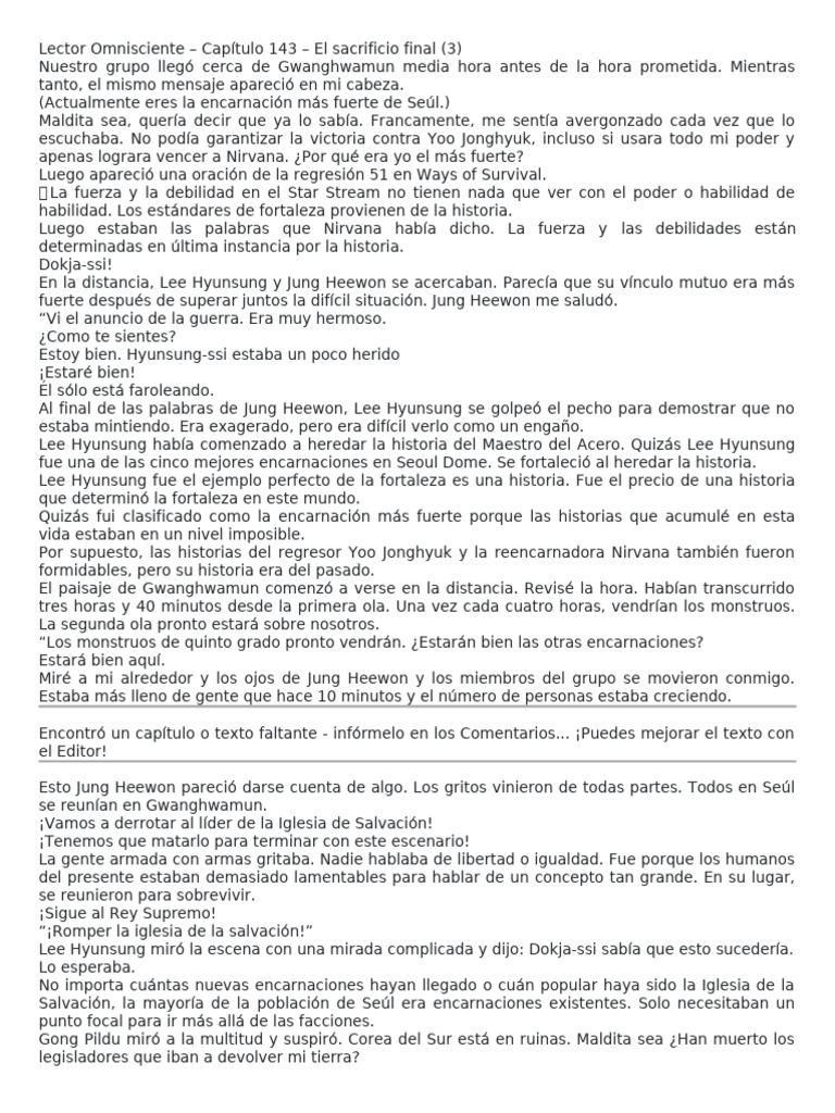 Lector Omnisciente 01 143-146 | PDF | Nirvana