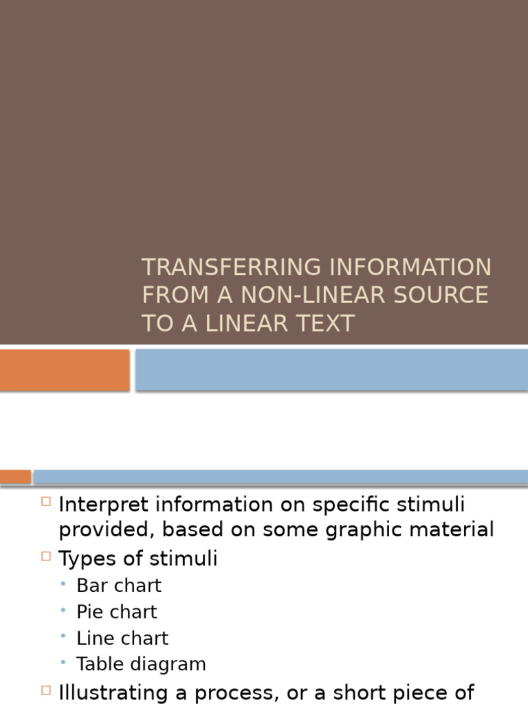 Transferring Information from a Non-Linear source to a | PDF ...