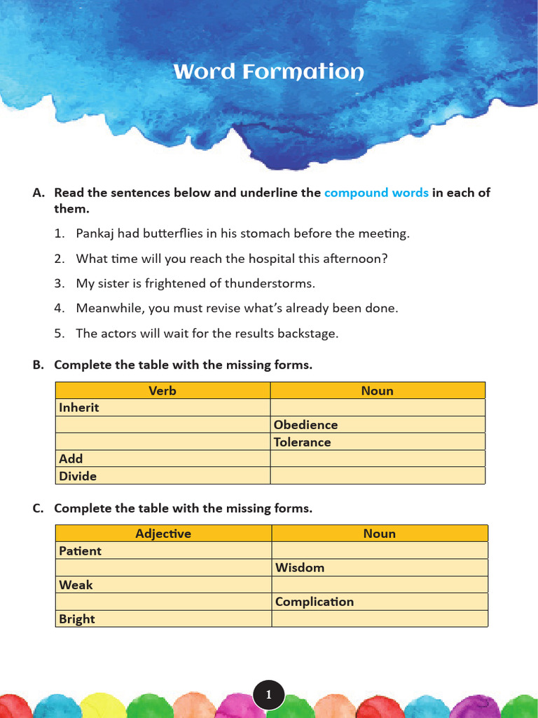 Word Formation_1 | PDF