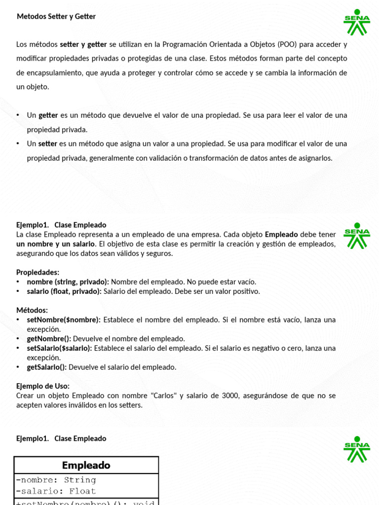 Setter Getter | PDF | Informática | Economias