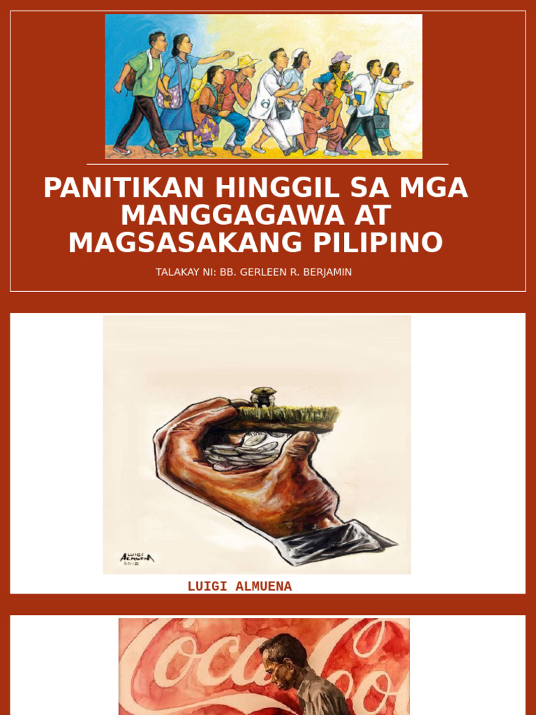 Lecture 5 Manggagawa at Magsasaka | PDF