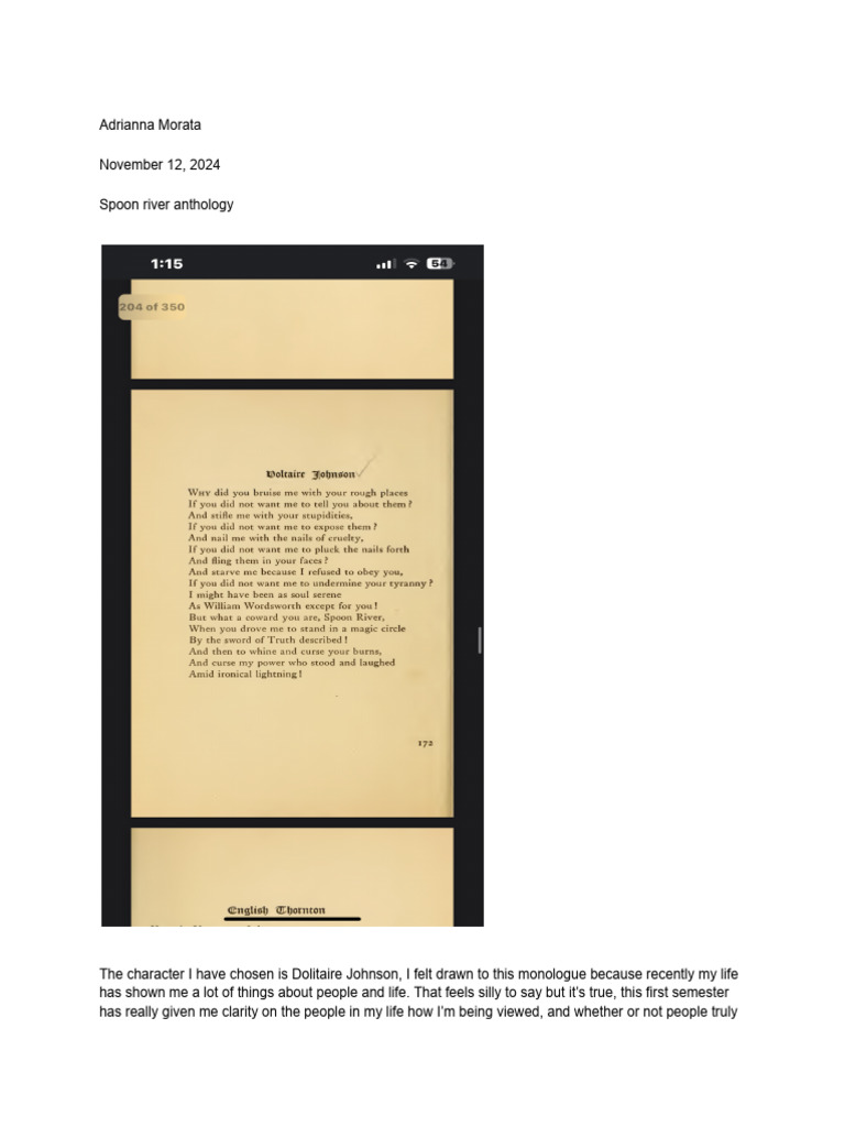 Spoon River Anthology | PDF