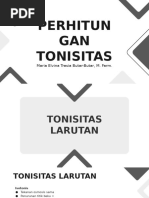 Contoh Perhitungan Tonisitas | PDF